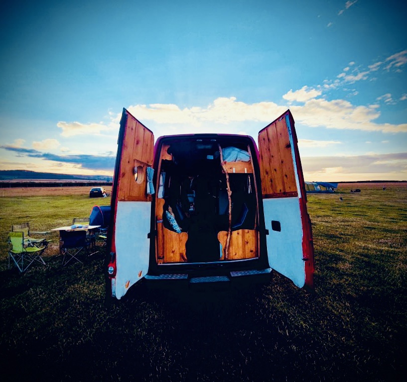 Beautiful handcrafted VW Crafter conversion - 4-berth rustic haven ...