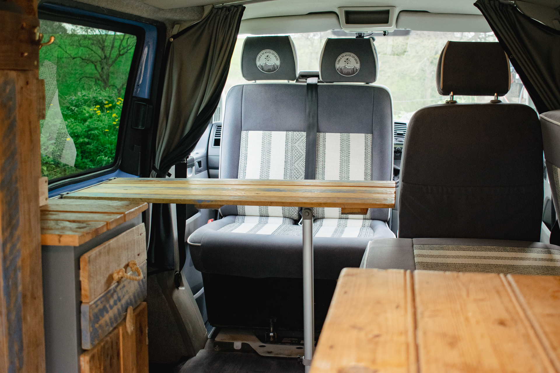 VW T5 with a handbuilt Rustic Interior - Ready for Adventure | Quirky ...