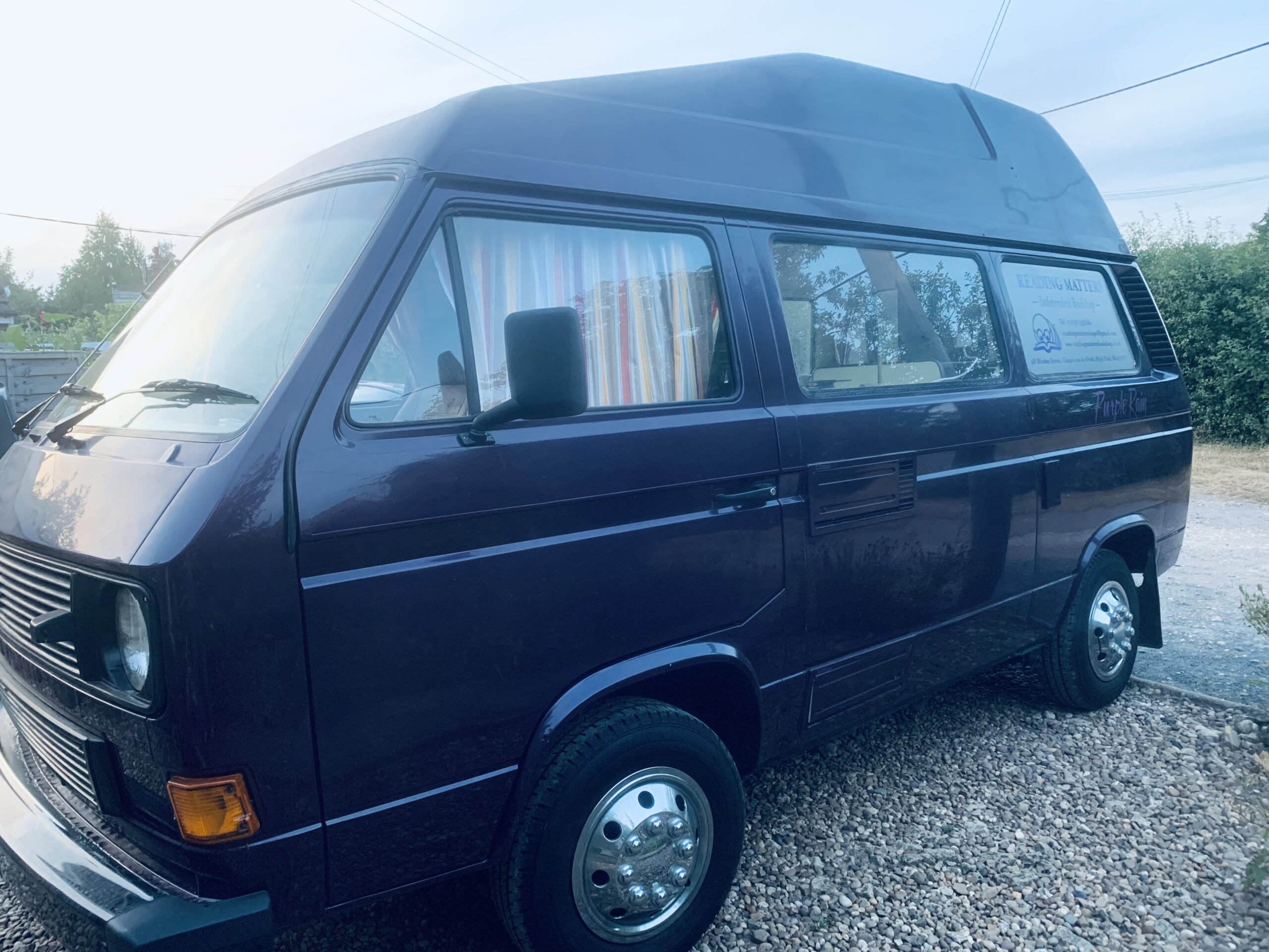 Gloria aka Purple Rain is a unique VW High Top T25 Transporter 1990 ...