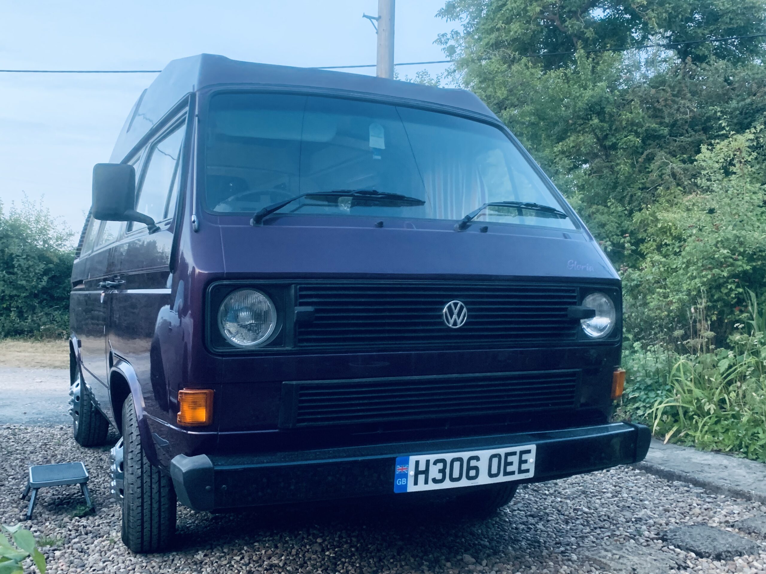 Gloria aka Purple Rain is a unique VW High Top T25 Transporter 1990 ...