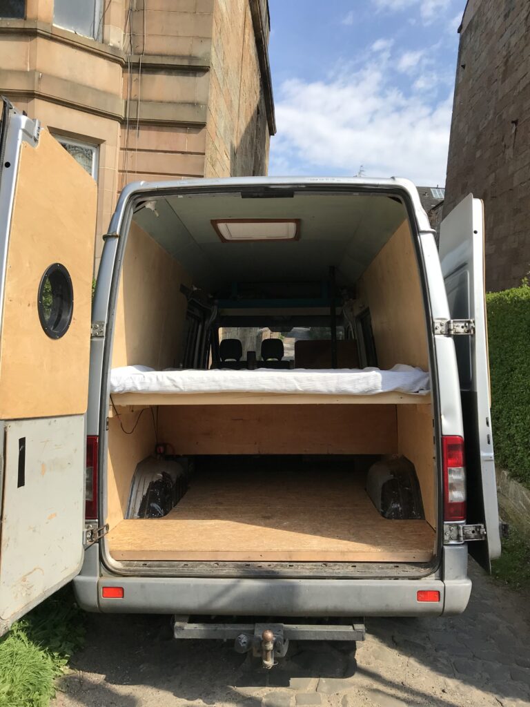 REDUCED Sprinter conversion - birch ply and oak, simple and fresh ...