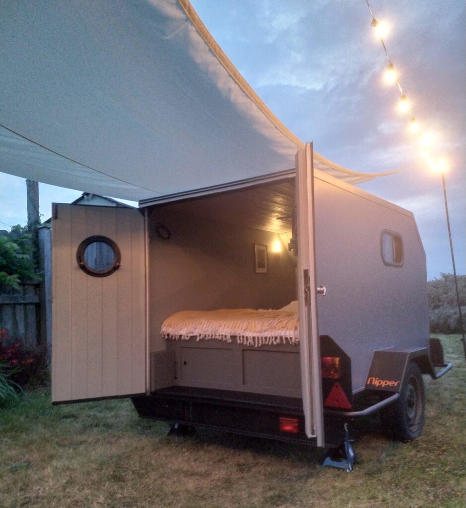Little Nipper. Handcrafted, squaredrop trailer conversion, sleeping pod ...