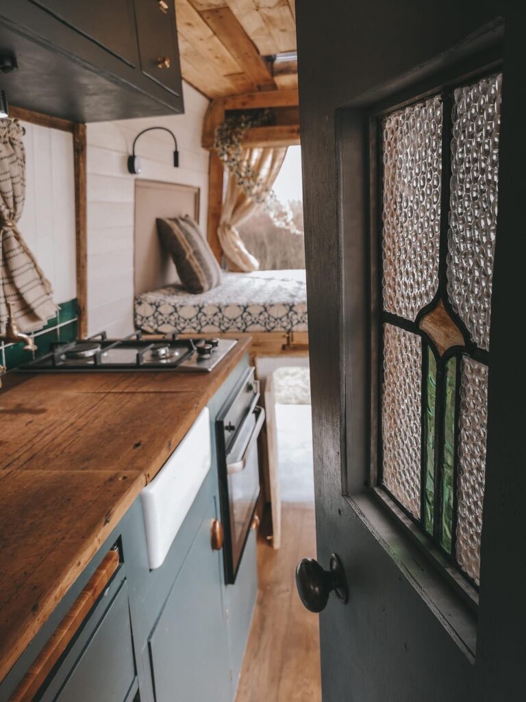 Lovingly hand crafted off grid shepherds hut Sprinter | Quirky Campers