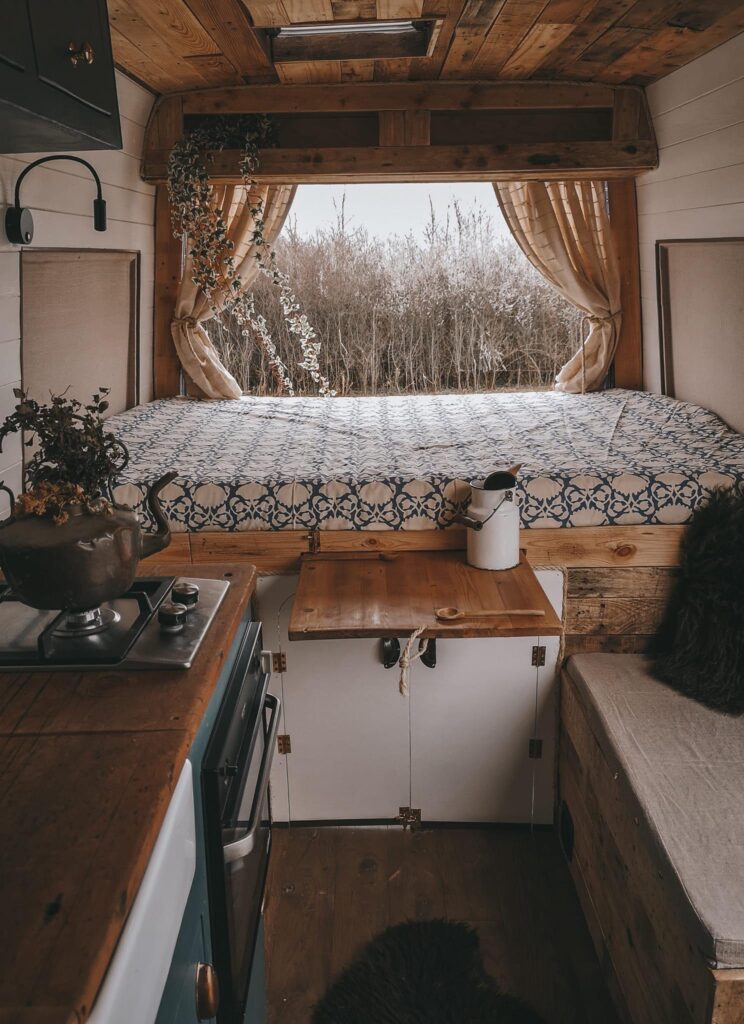 Lovingly hand crafted off grid shepherds hut Sprinter | Quirky Campers