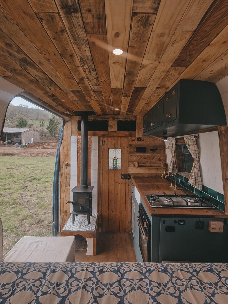 Lovingly hand crafted off grid shepherds hut Sprinter | Quirky Campers