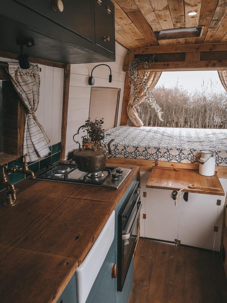 Lovingly hand crafted off grid shepherds hut Sprinter | Quirky Campers