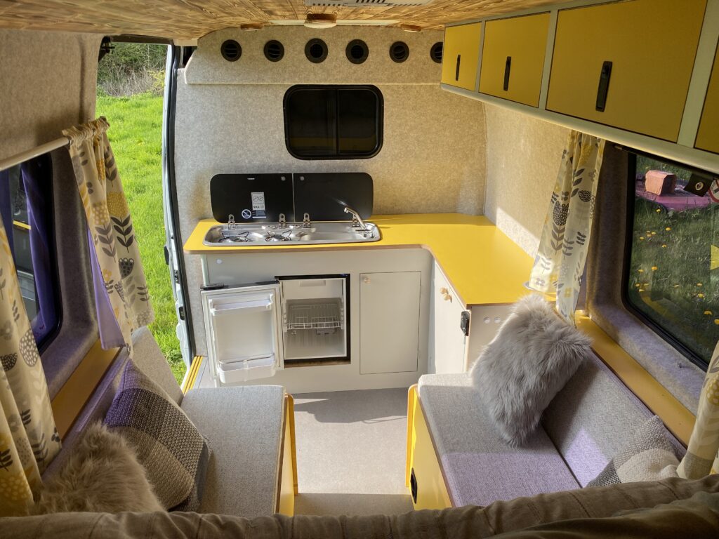 Low milage, freshly converted camper with fold up double bed | Quirky ...
