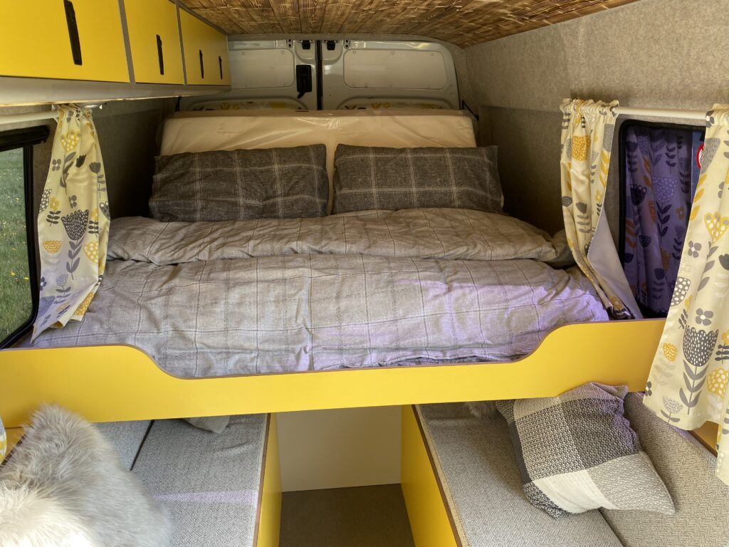 Low milage, freshly converted camper with fold up double bed | Quirky ...