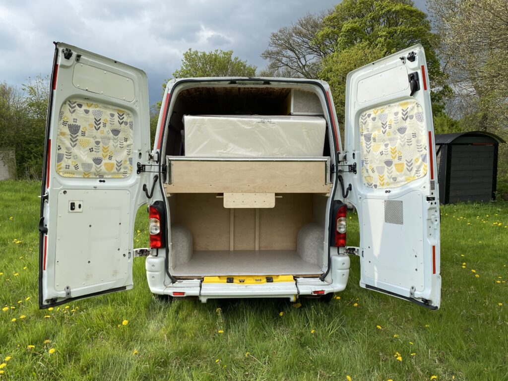 Low milage, freshly converted camper with fold up double bed | Quirky ...