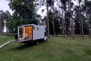 One off, wood lined totally liveable Luton conversion. Van life at its ...