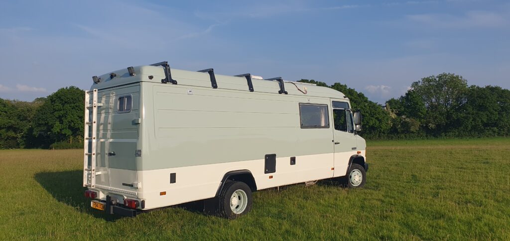 Beautiful and legendary Mercedes 709d campervan | Quirky Campers