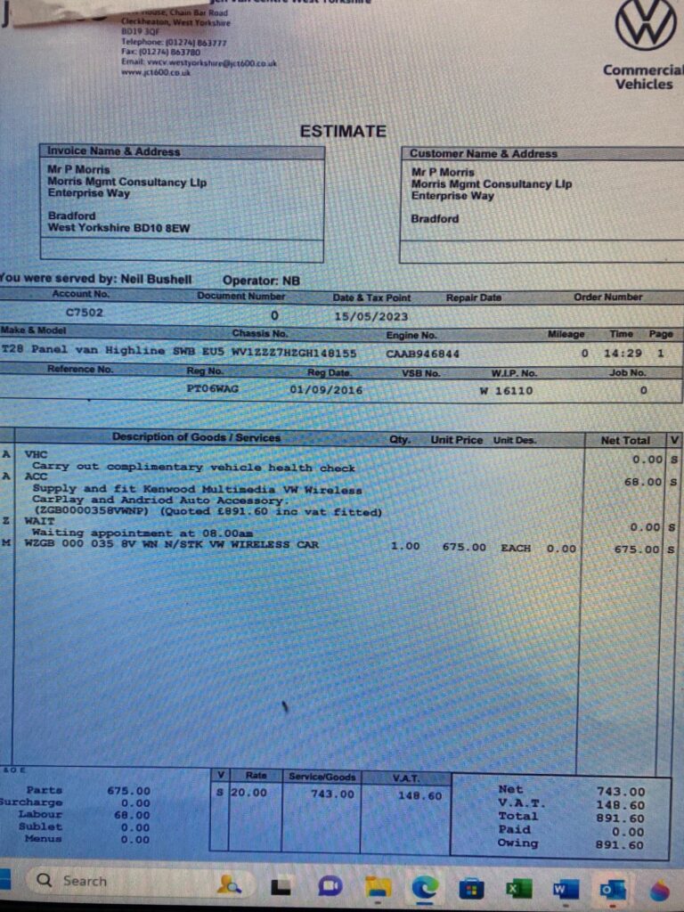 VW T6 Highline Campervan - APPLE CARPLAY 31k miles - Premium conversion ...