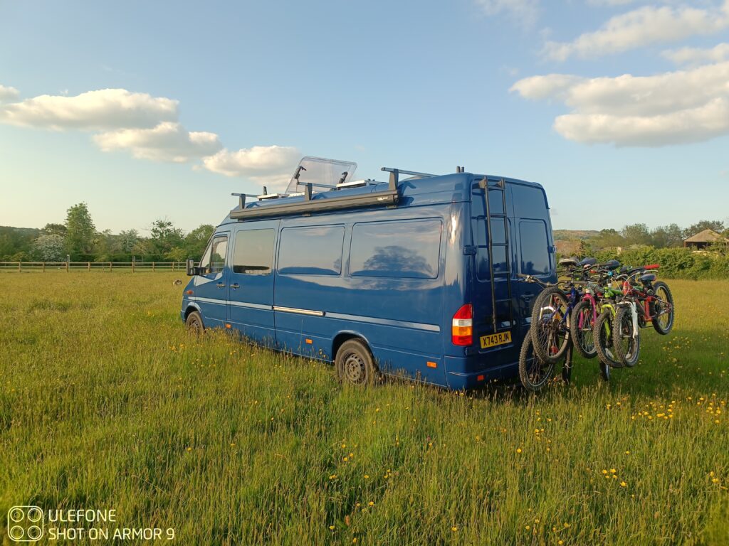 The Big Blue Van | Quirky Campers