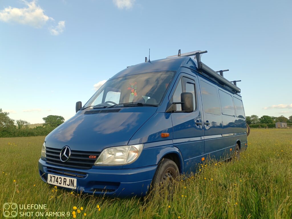 The Big Blue Van | Quirky Campers