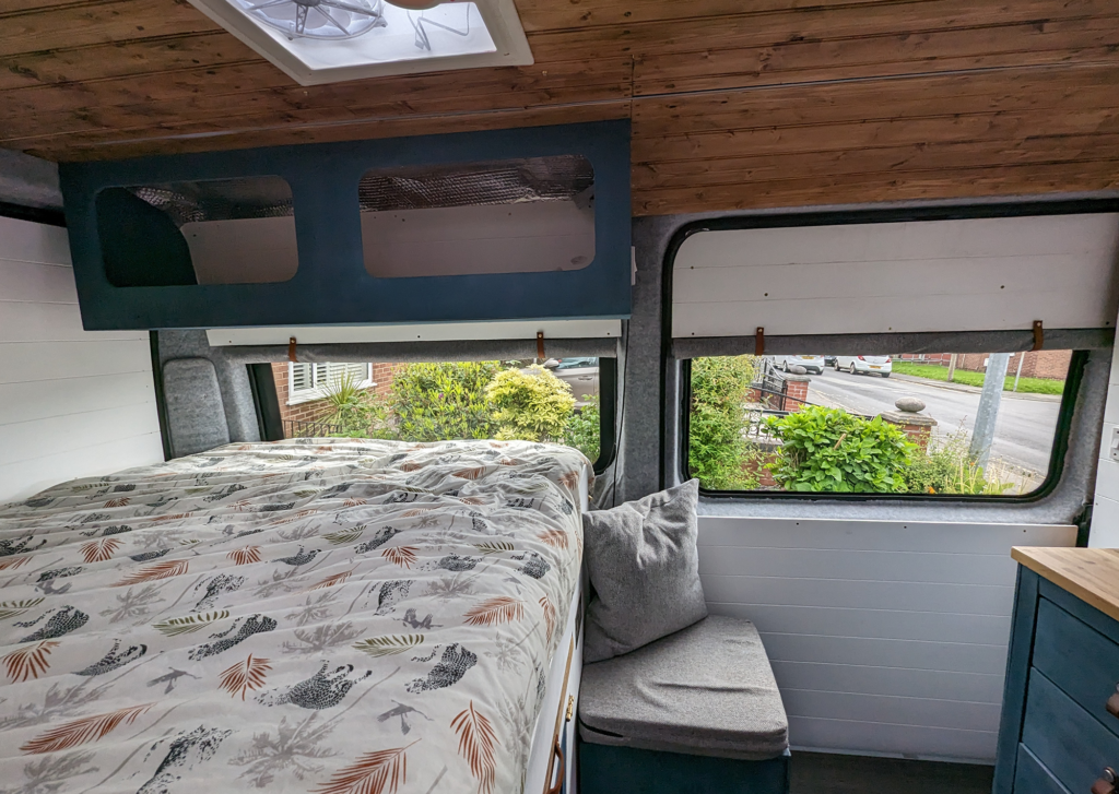 Spacious bespoke camper, fixed double bed, loads of storage. | Quirky ...