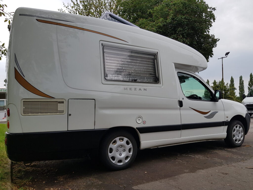 Mezan Autosleeper 2L D 2007 (Peugeot Partner) 50+mpg mot Feb Somerset ...
