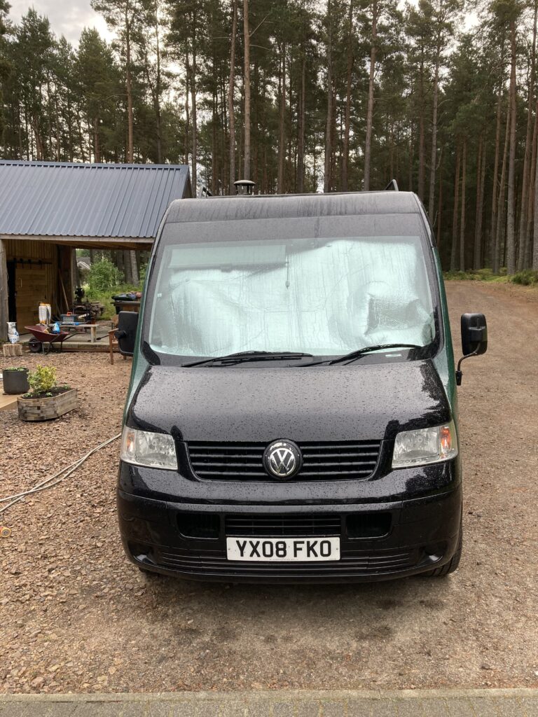 Beautifully crafted eye catching VW camper in British racing Green ...