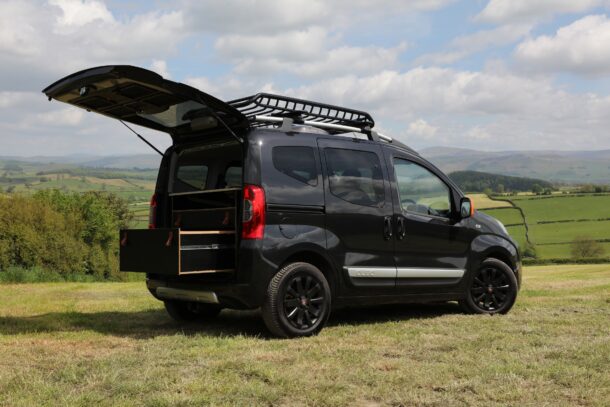 Fiat Qubo Trekking Micro-camper, complete camping package with day van ...