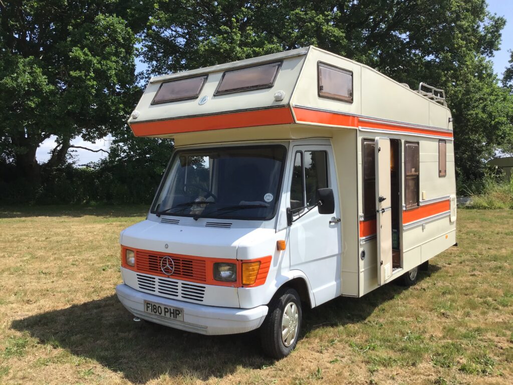 Mercedes 207D Cherokee Auto trail 5 speed diesel. | Quirky Campers