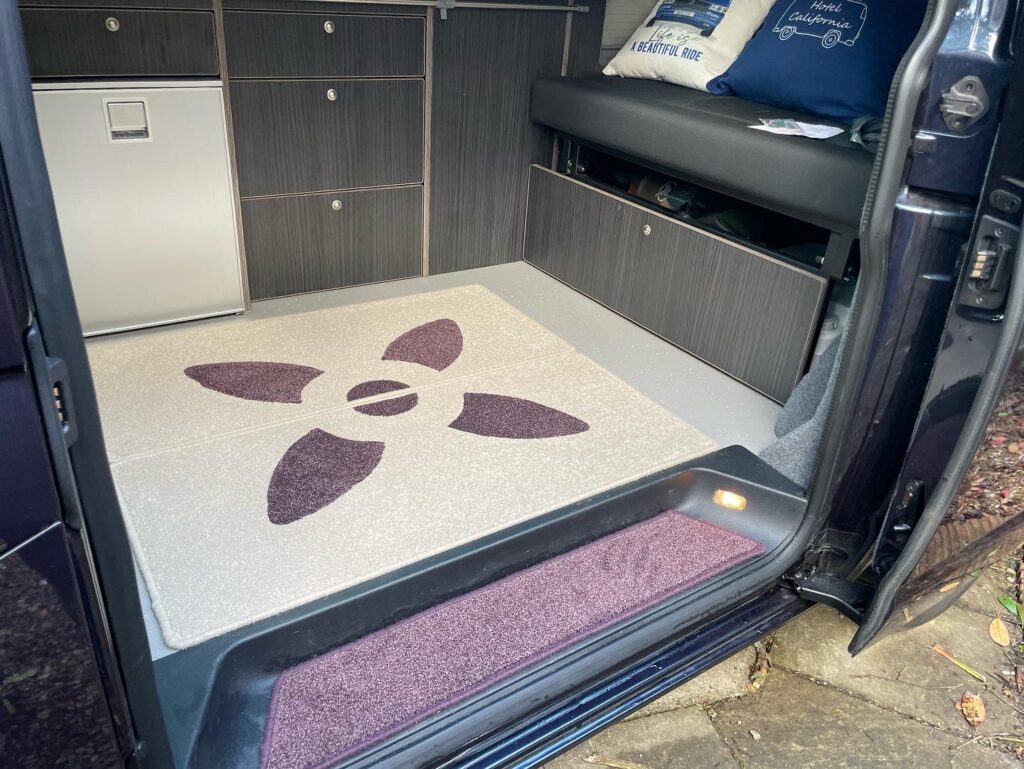 VW Transporter Combi conversion Stunning in Starlight Blue! | Quirky ...