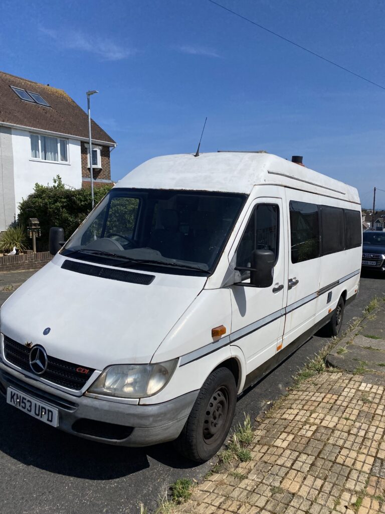 Mercedes Sprinter Converted LWB 2003 - Log Burner/shower/kitchen ...