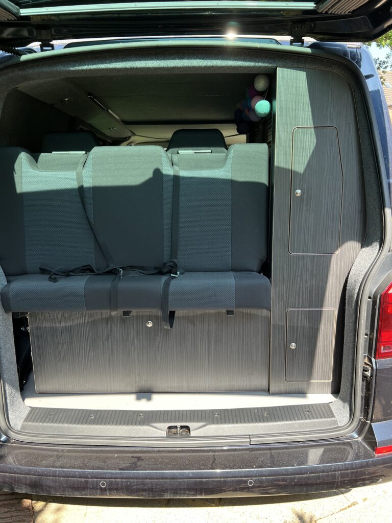 VW Transporter Combi conversion Stunning in Starlight Blue! | Quirky ...