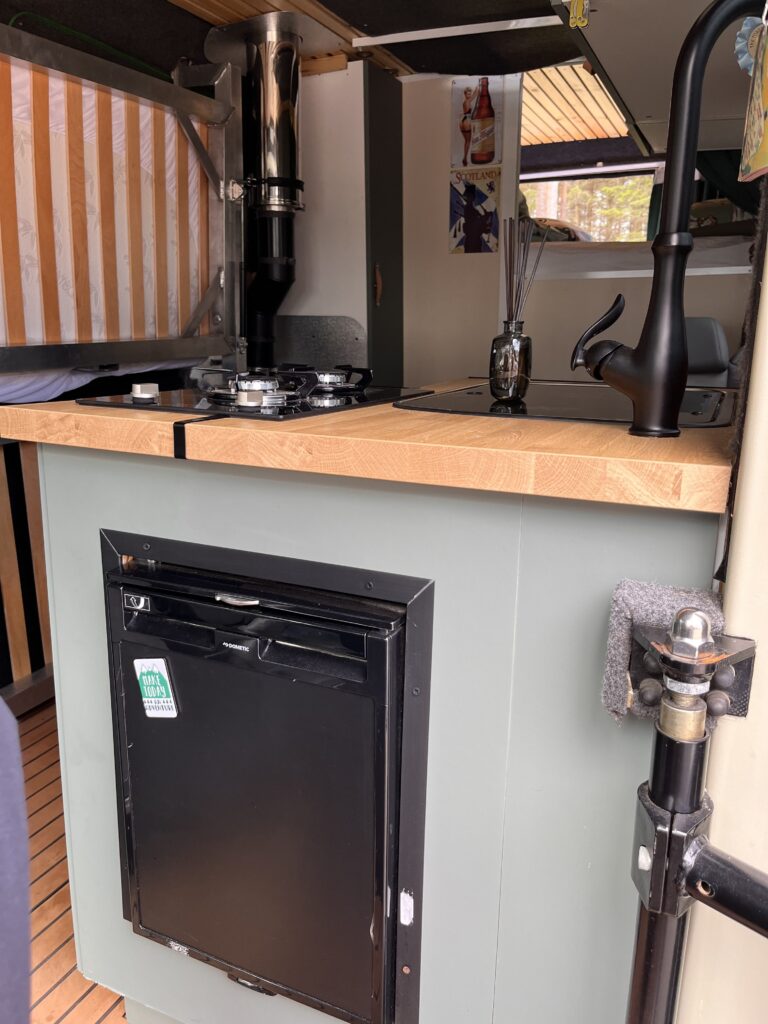 Beautifully crafted eye catching VW camper in British racing Green ...