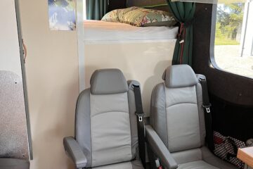 Beautifully crafted eye catching VW camper in British racing Green ...