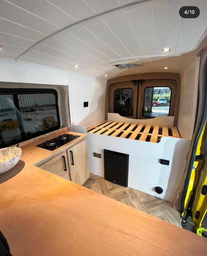 Ford Transit MWB Campervan - Yellow | Quirky Campers