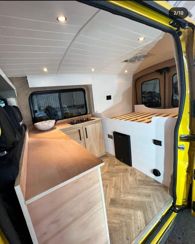 Ford Transit MWB Campervan - Yellow | Quirky Campers