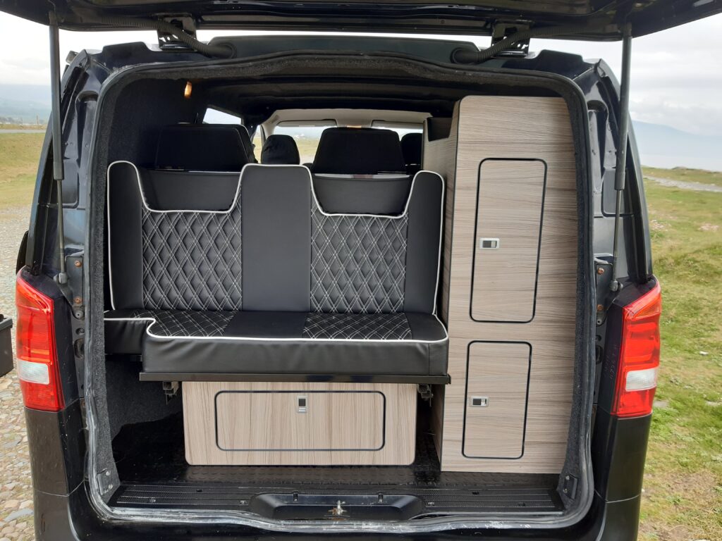 Newly converted Mercedes Vito 2 berth | Quirky Campers