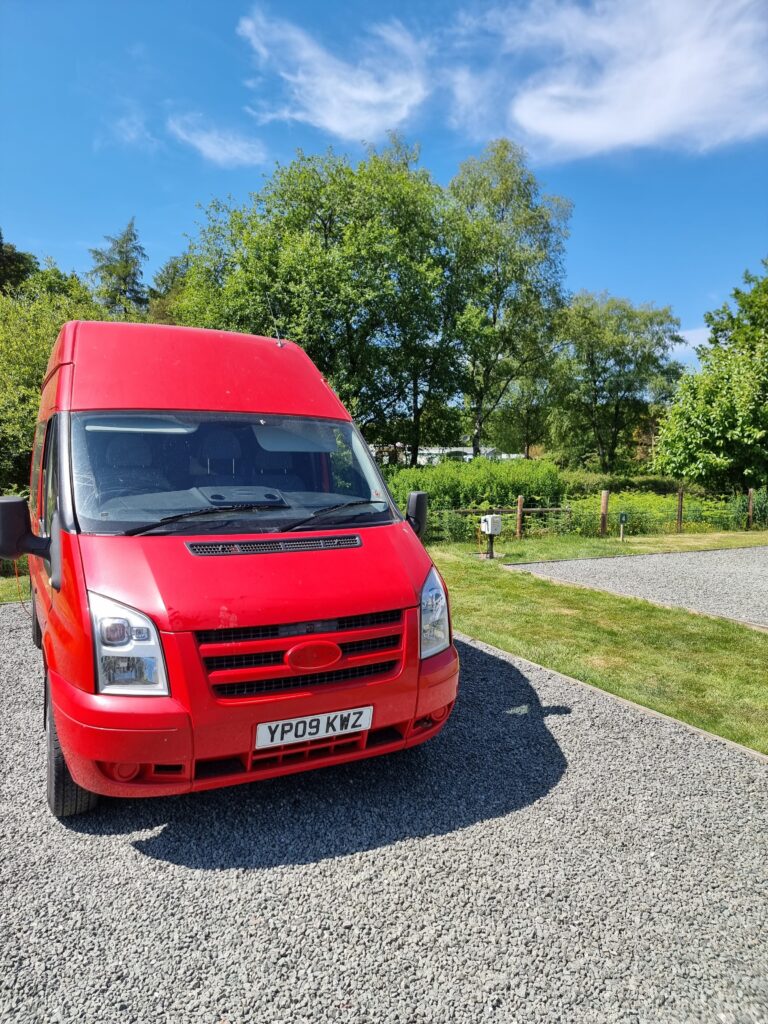 Clifford The Big Red Van - 3 birth Camper. | Quirky Campers