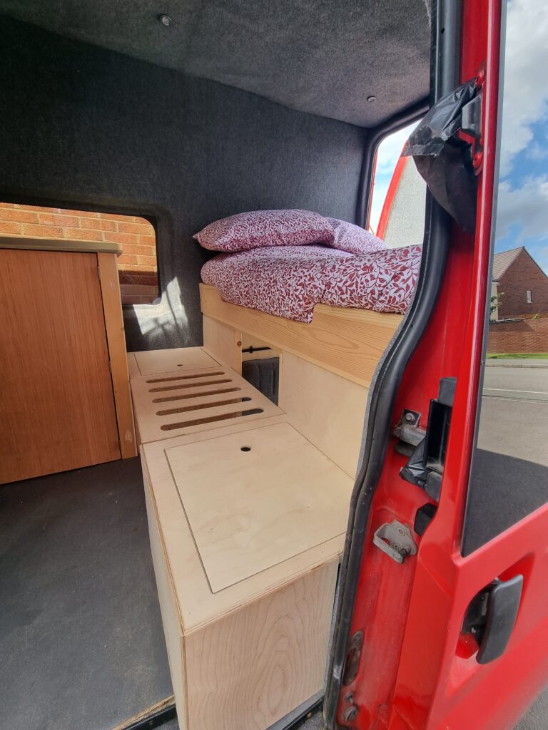 Clifford The Big Red Van - 3 birth Camper. | Quirky Campers