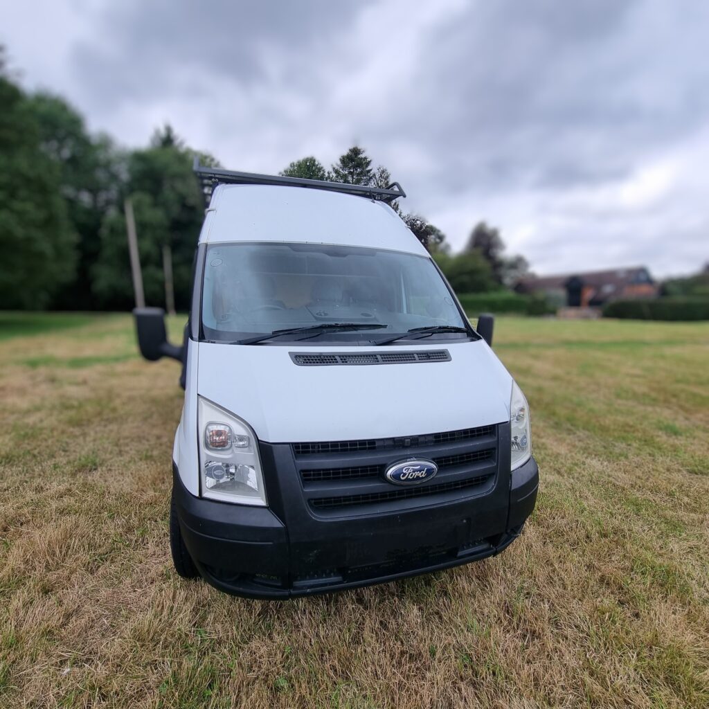 Off grid camper. long wheelbase, high top. Ford transit. Open to offers ...
