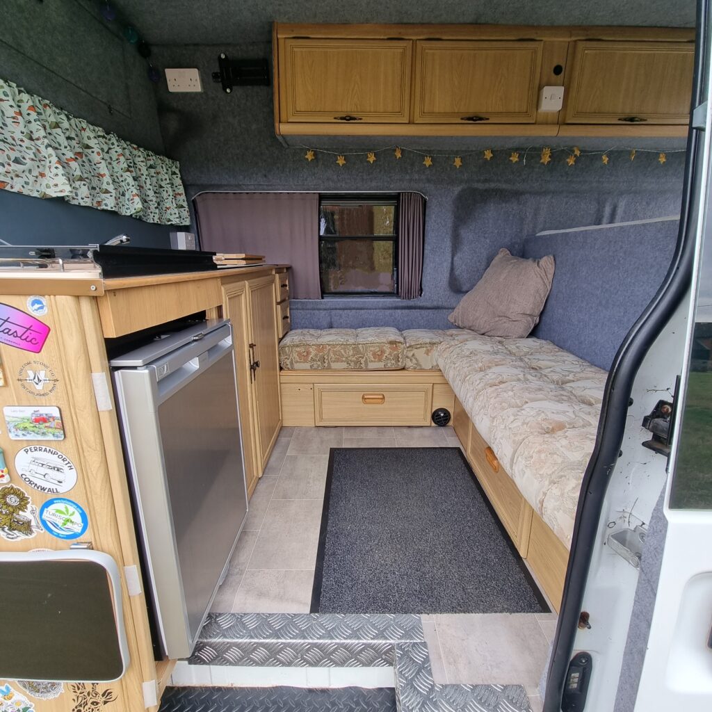 Off grid camper. long wheelbase, high top. Ford transit. Open to offers ...