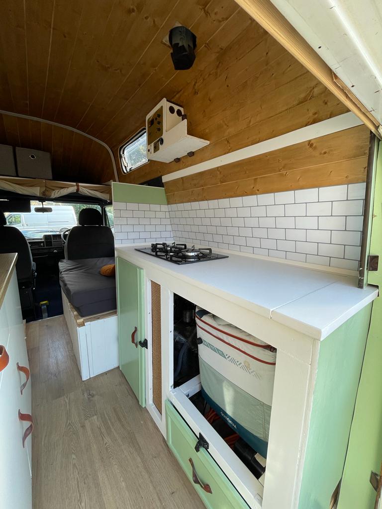 Interior Custom converted Talbot Express Camelot 1990 | Quirky Campers