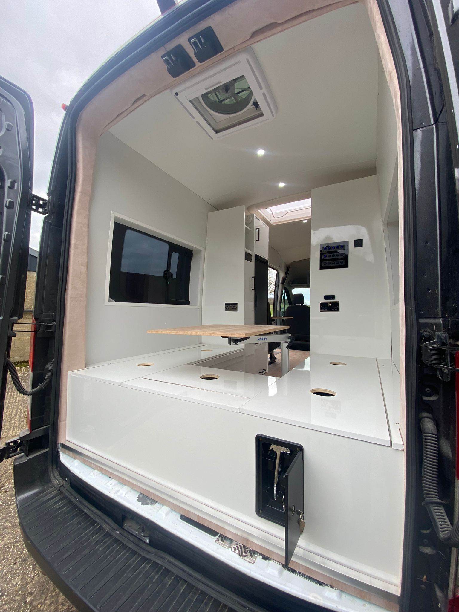 Newly Reduced! Professionally Converted XLWB Ford Transit Off-grid 3.5T ...