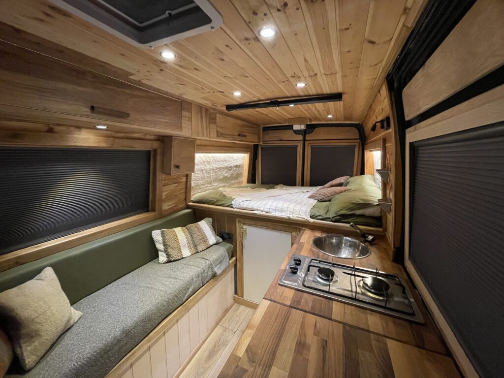Beautiful Oak Interior Camper, Spacious & Off Grid with Low Milage ...
