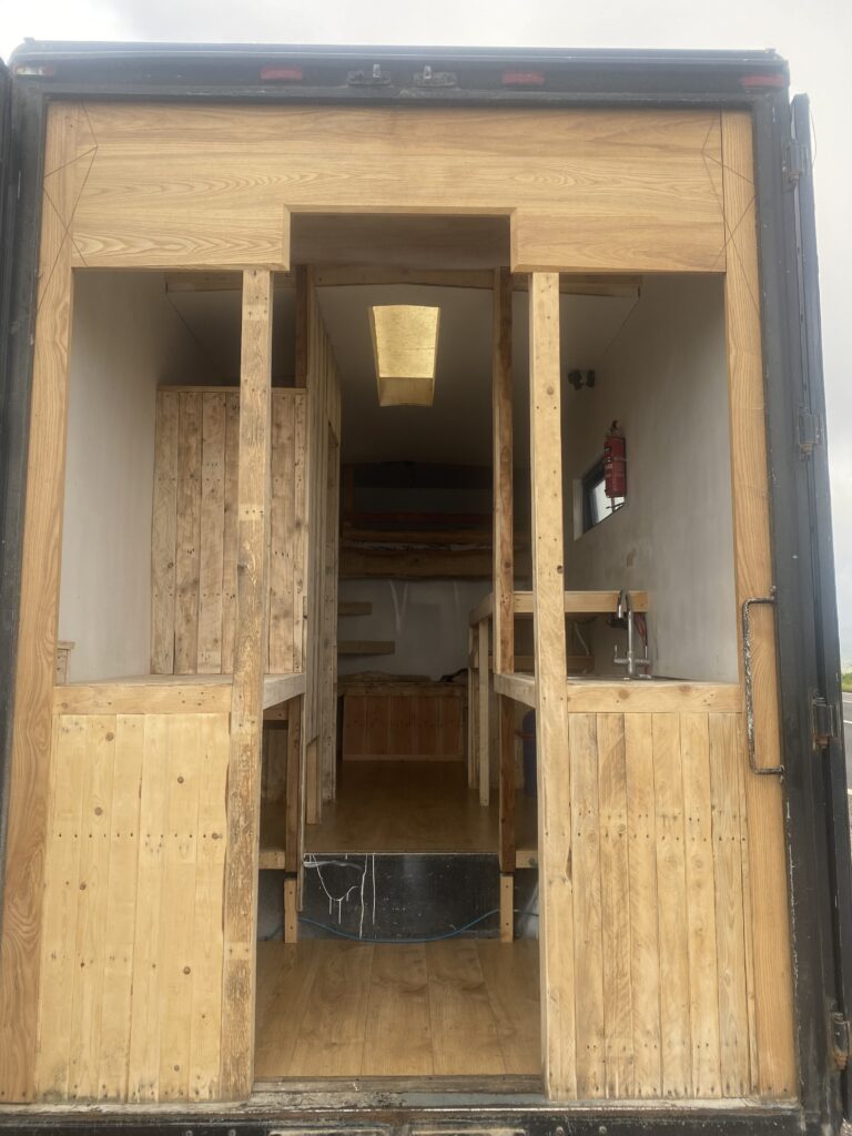 Nearly finished luton conversion with lots of extras. | Quirky Campers