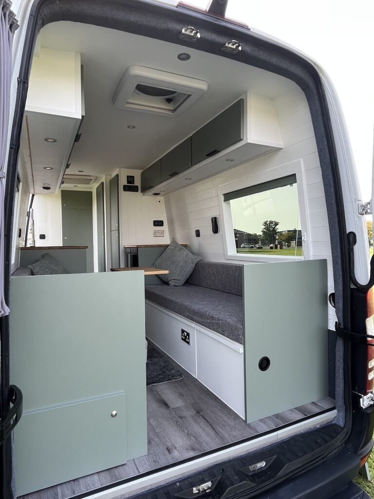 Mercedes Sprinter LWB Camper 2016 Panoramic Rear Lounge | Quirky Campers