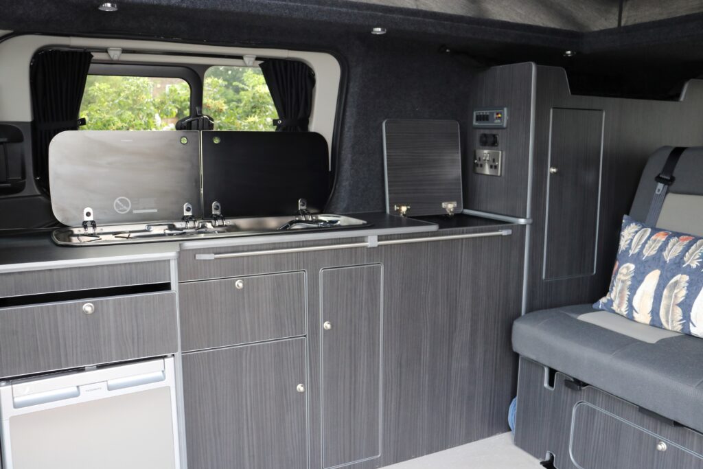Beautiful Blue Ford Tourneo Titanium Campervan | Quirky Campers