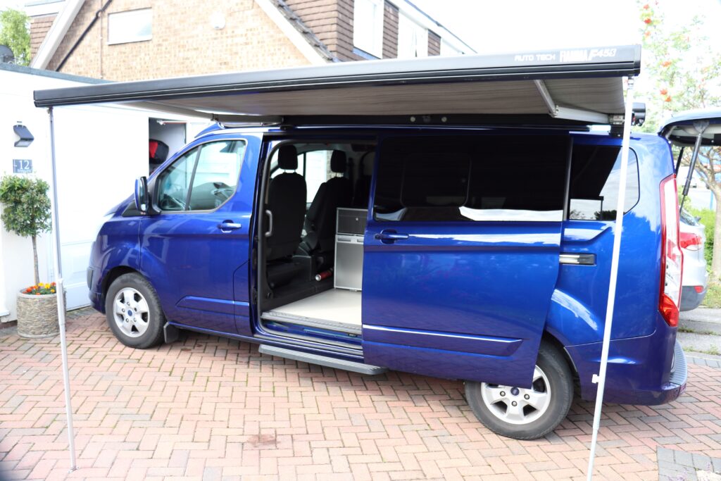 Beautiful Blue Ford Tourneo Titanium Campervan | Quirky Campers