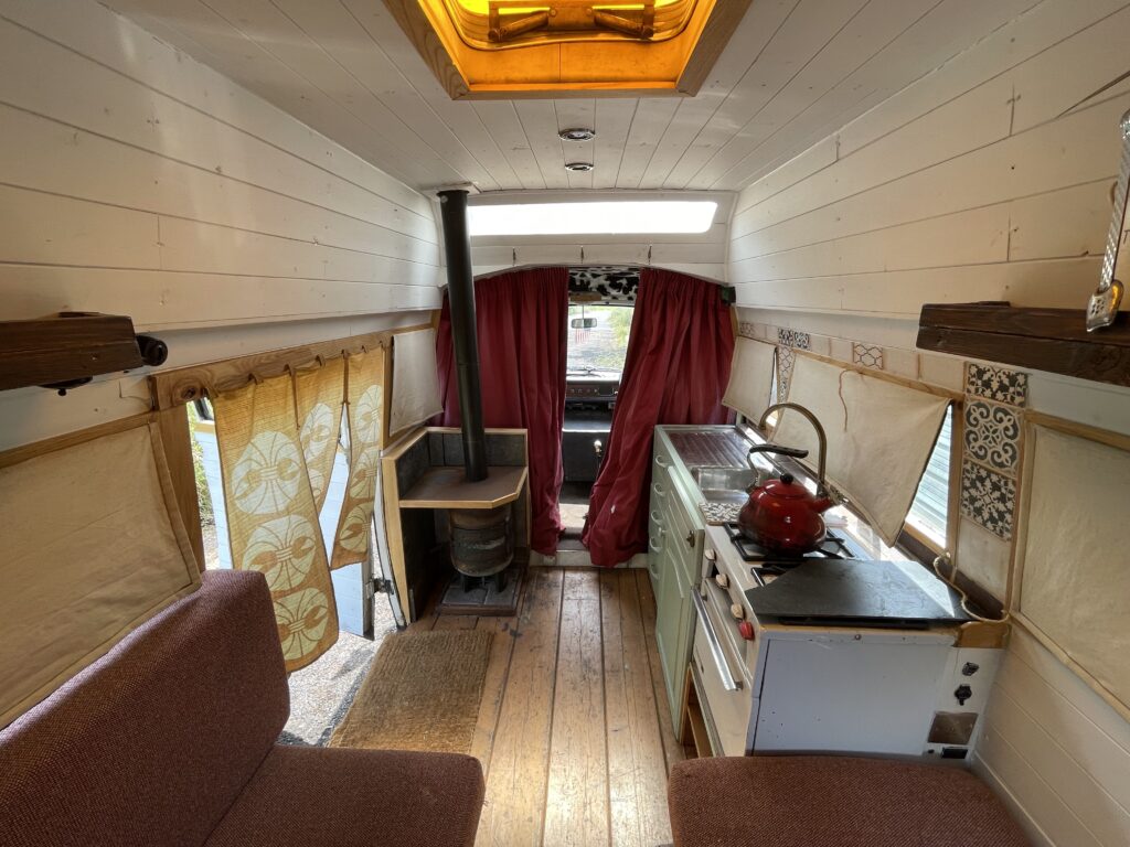 A Classic Mercedes in a Wood Cabin style (1975 Mercedes 206d) | Quirky ...