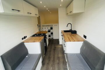 Transit luton stealth camper new build | Quirky Campers