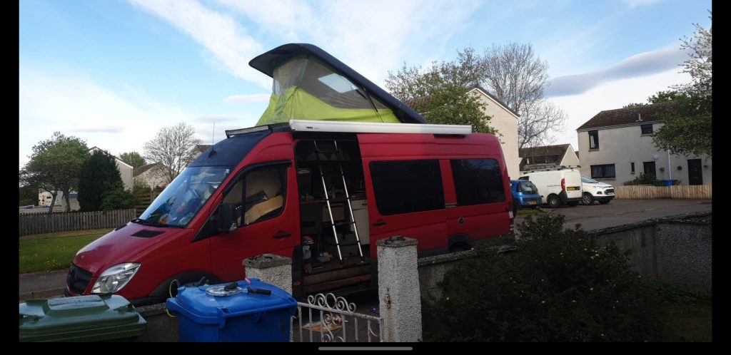Mercedes Benz Sprinter pop top campervan | Quirky Campers
