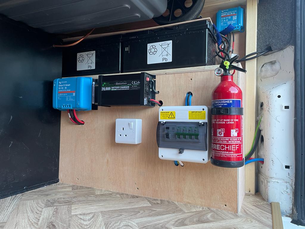 3 berth relay with lots of wood | Quirky Campers