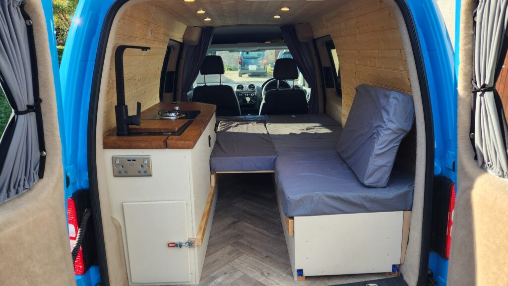 Stunning, bespoke, hand crafted, converted Caddy Maxi campervan ...