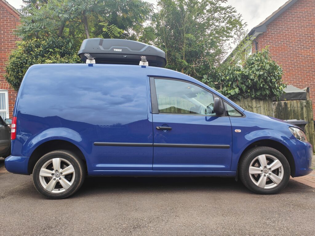 2012 VW Caddy 1.6 TDI Bluemotion (Tailgate) Day Van | Quirky Campers