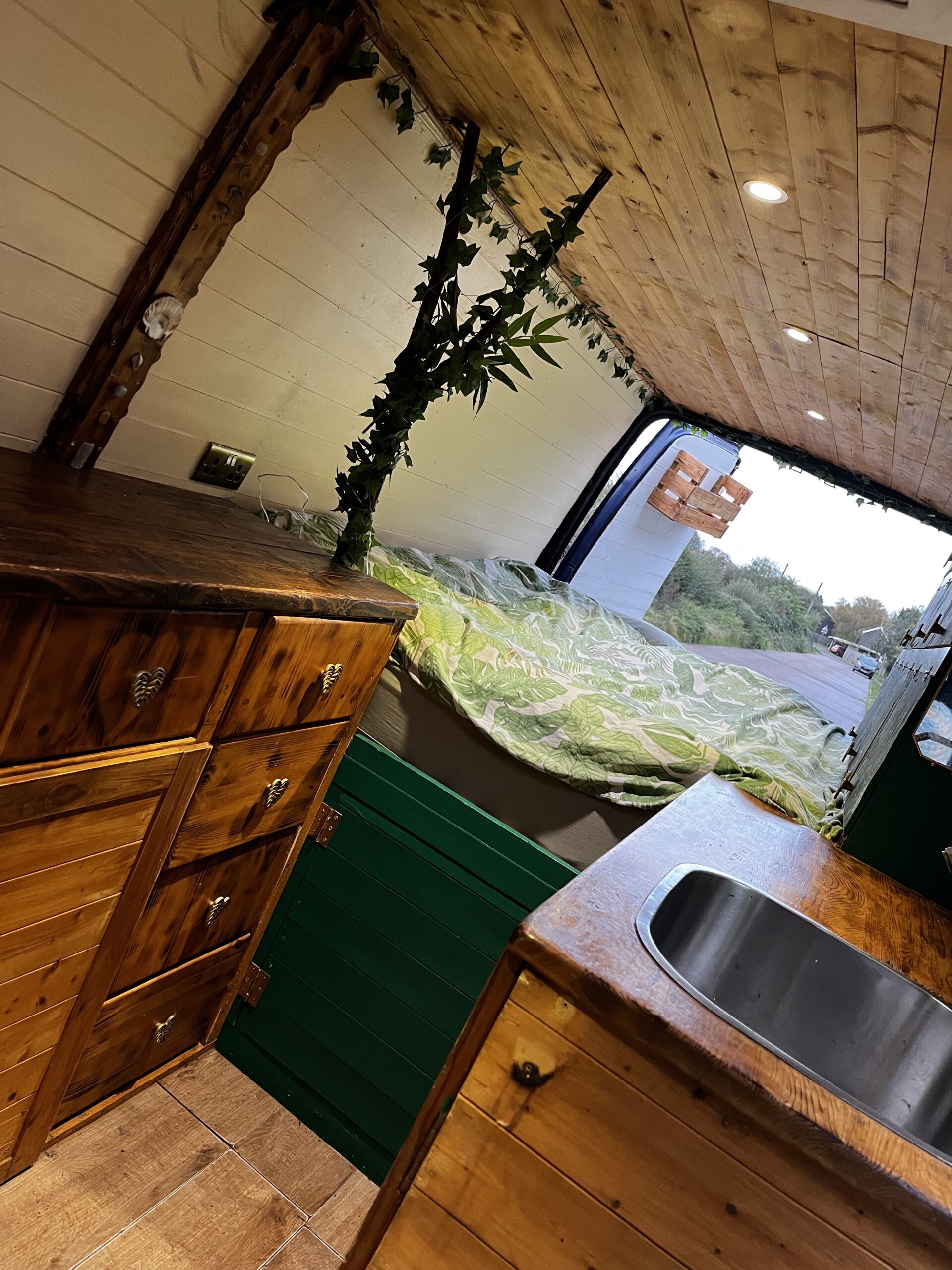 Nature Themed Ford Transit MK6 JUMBO "Big Lez" | Quirky Campers