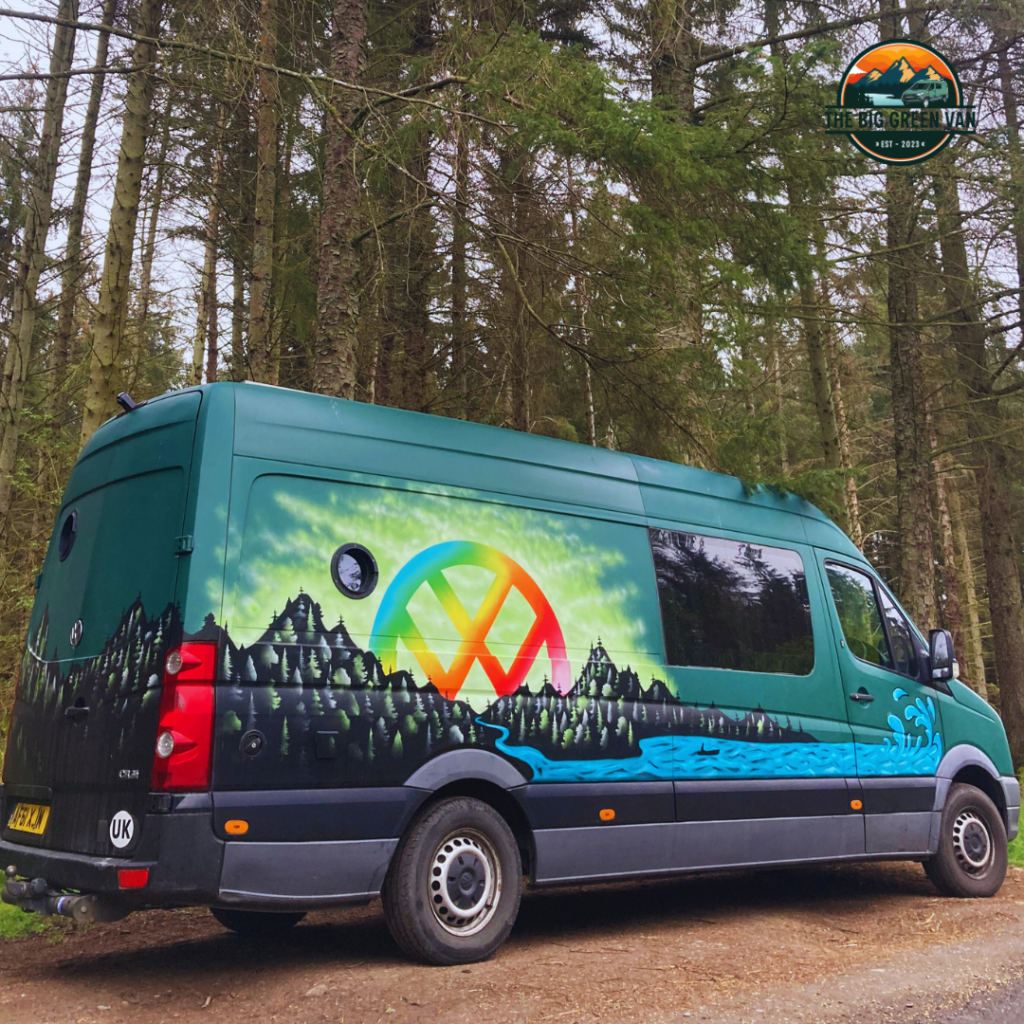 REDUCED PRICE: The Big Green Van - OFF GRID XLWB VW CRAFTER | Quirky ...